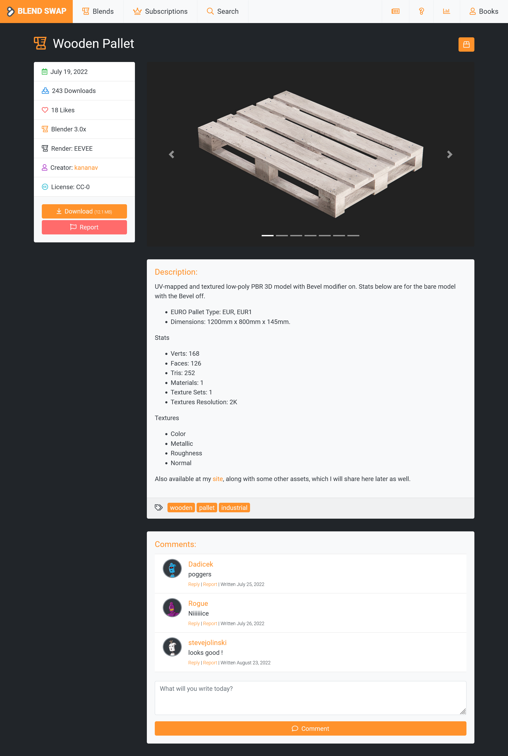 Wooden Pallet by Books | Download free STL model | Printables.com
