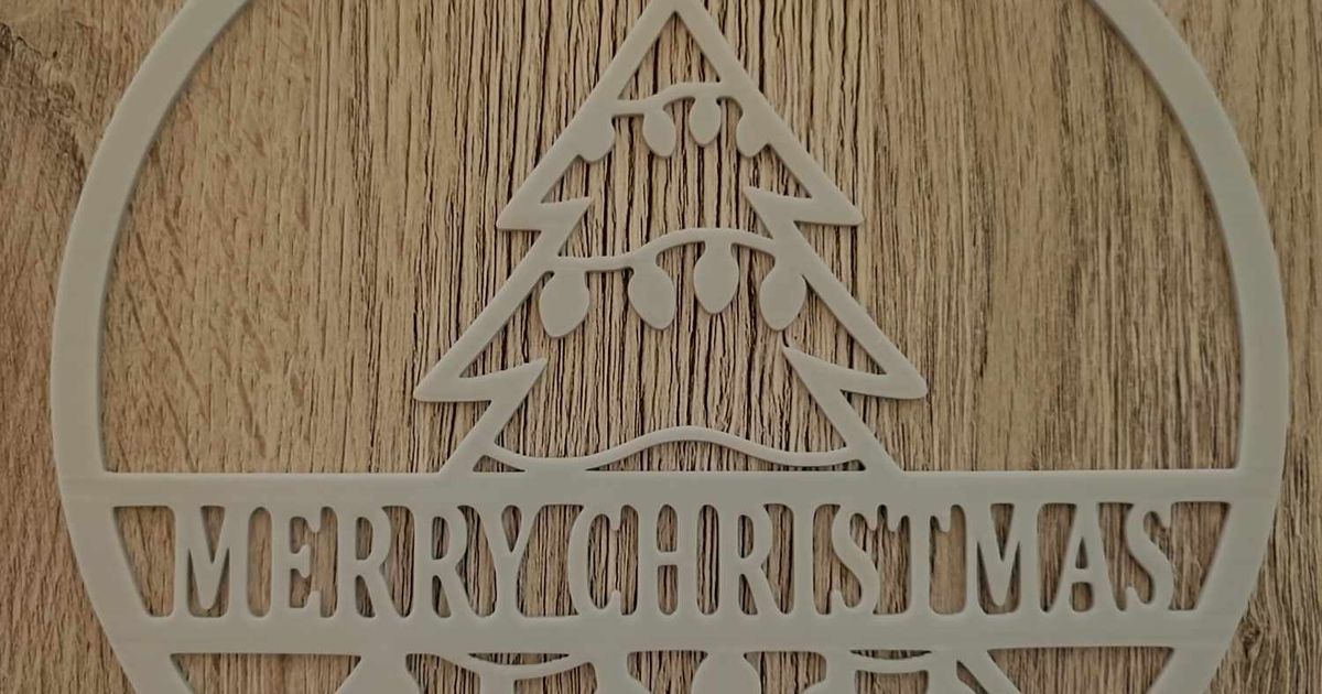 Christmas tree hanging by ImpacterDIY | Download free STL model ...