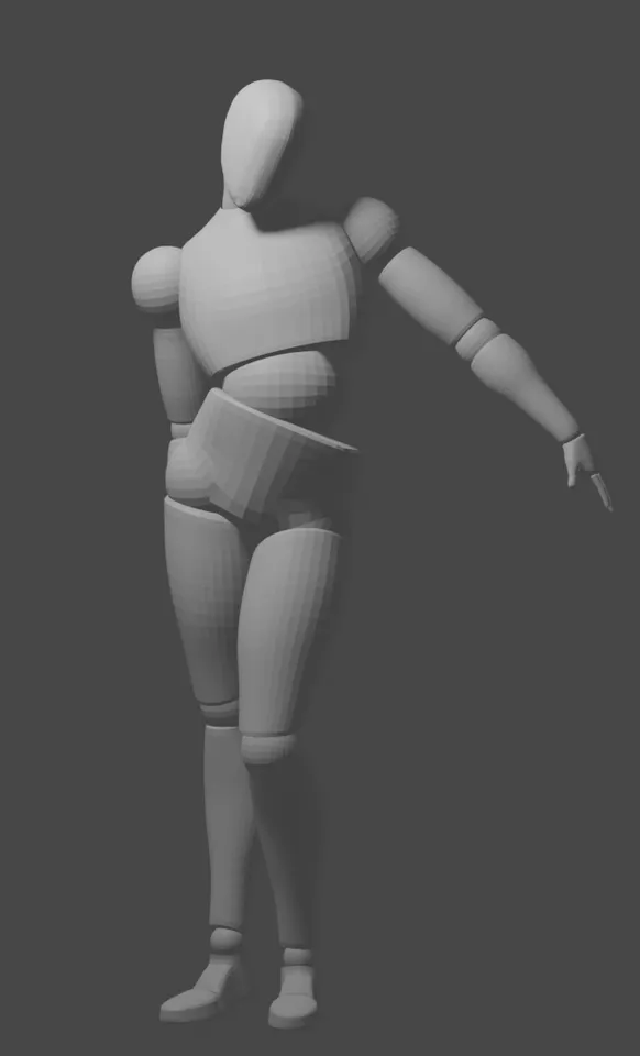 Posing doll by Books | Download free STL model | Printables.com