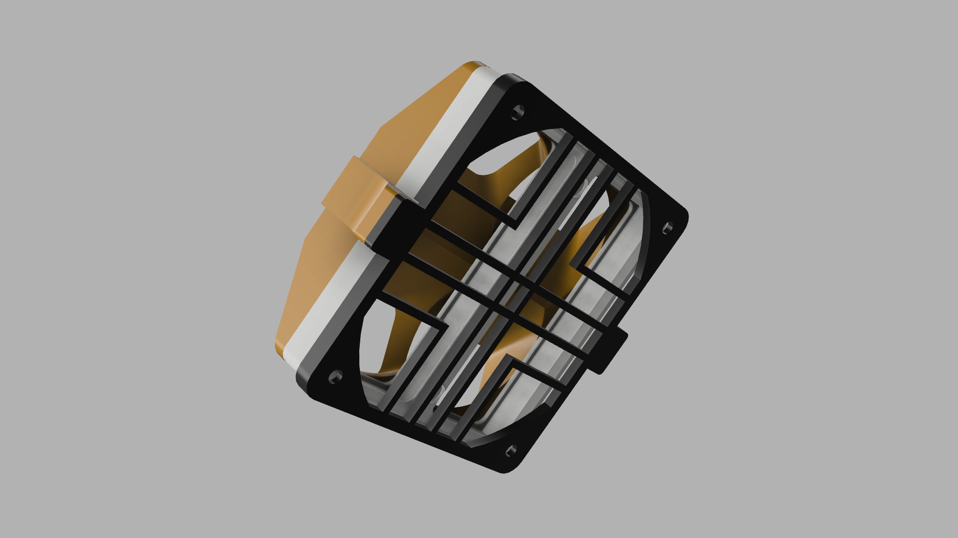 Modular Airfilter and Duct for 120mm Fan (Magnetic Mounting) by ...