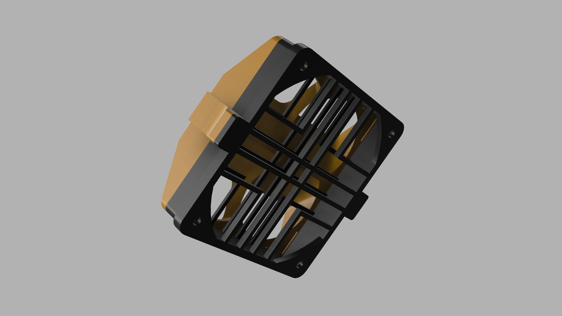 Modular Airfilter and Duct for 120mm Fan (Magnetic Mounting) by ...