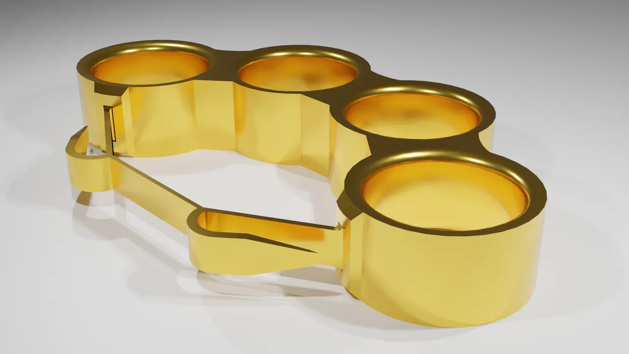 Brass knuckles by Books | Download free STL model | Printables.com