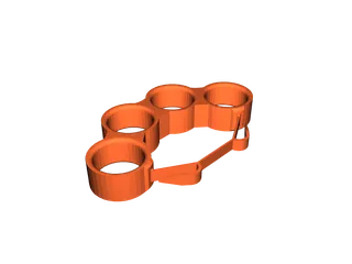 Brass knuckles by Books | Download free STL model | Printables.com