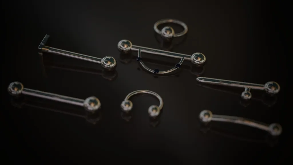 Barbell Piercings by Books | Download free STL model | Printables.com