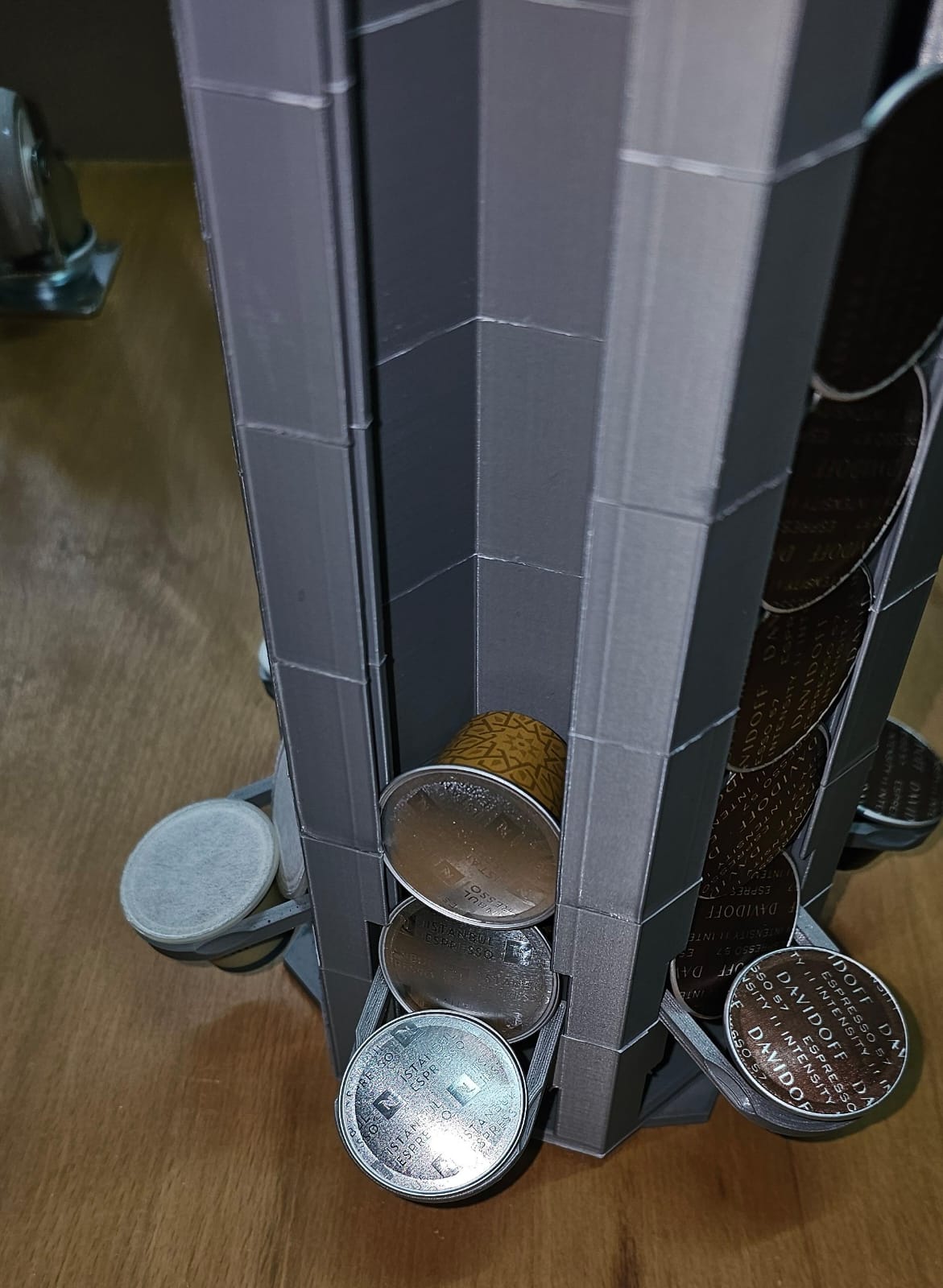 Hexagonal Nespresso Pod Holder (stackable) by LB | Download free STL ...