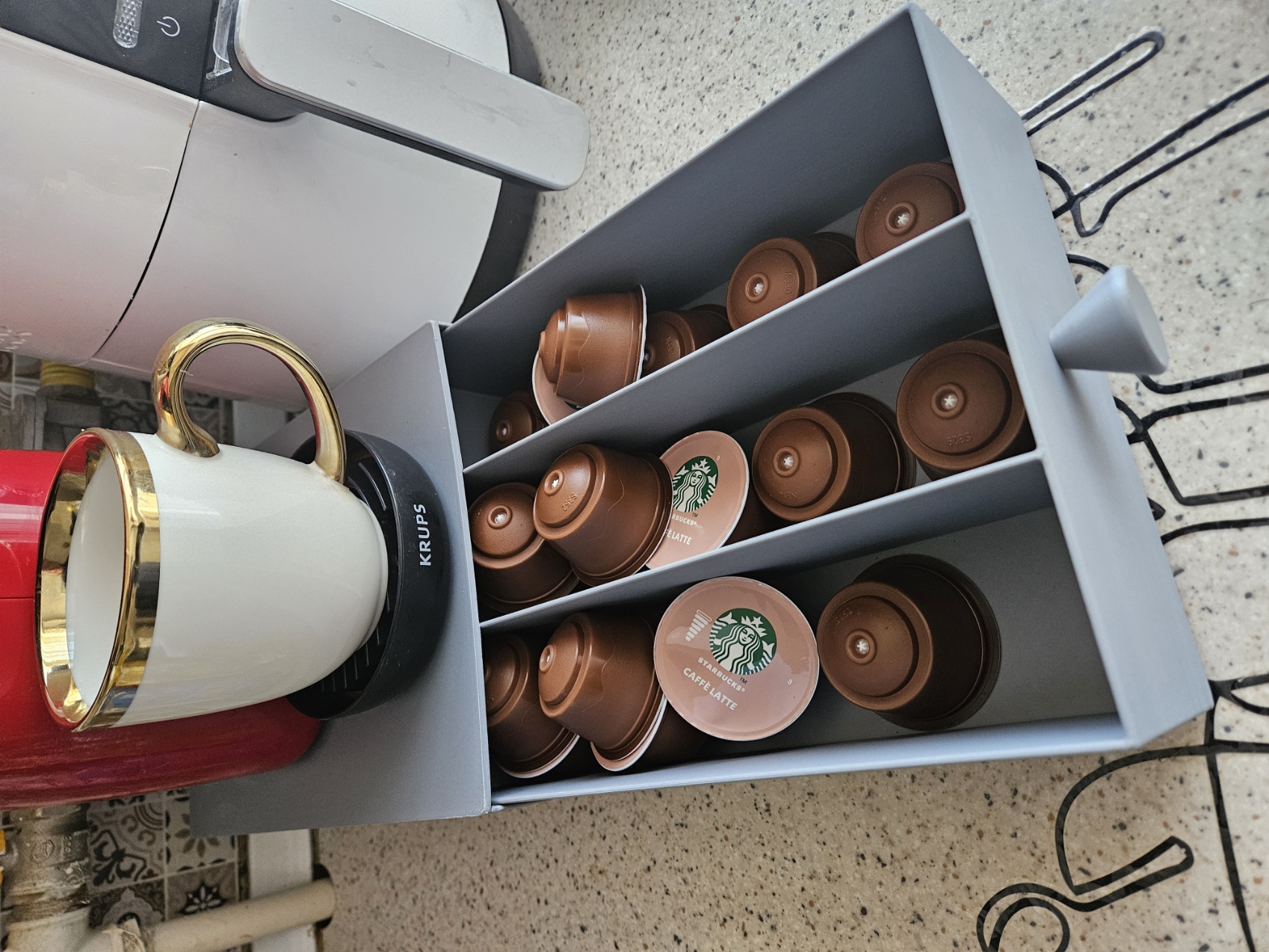 Nescafe Dolce Gusto Stand with capsule shelf by Bogdan Tanasa ...