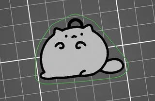chubby cat by colincurtin | Download free STL model | Printables.com