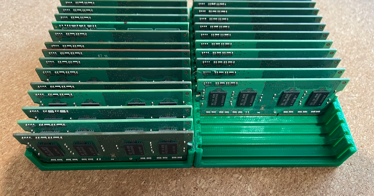 SO-DIMM RAM container by Backslash | Download free STL model ...
