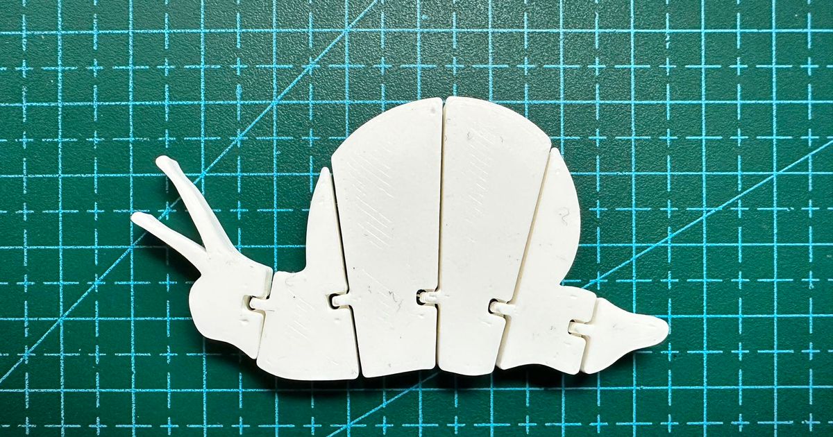 Flexi Snail by Štístko | Download free STL model | Printables.com