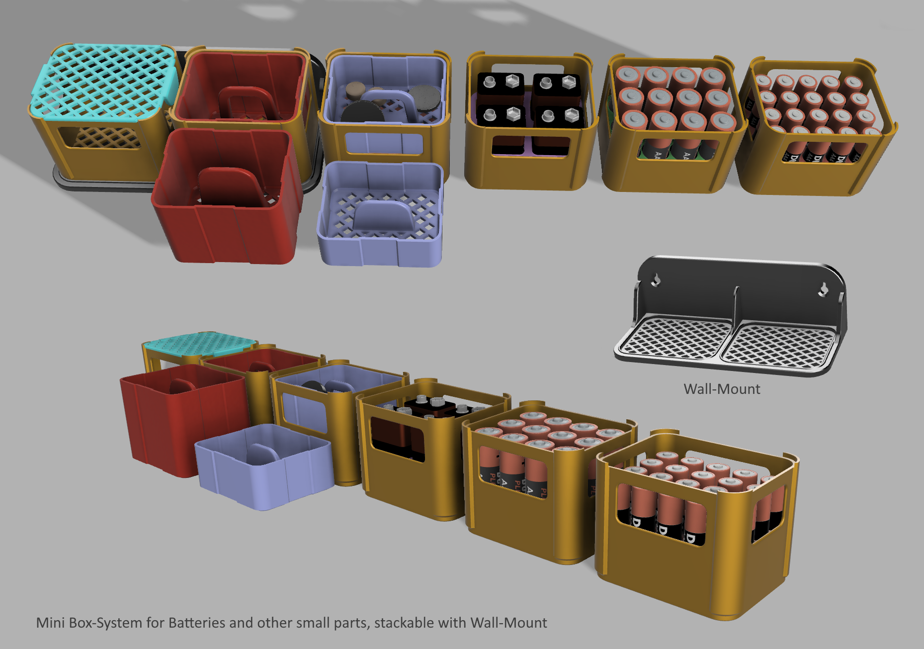 Mini Box-System by Udo | Download free STL model | Printables.com