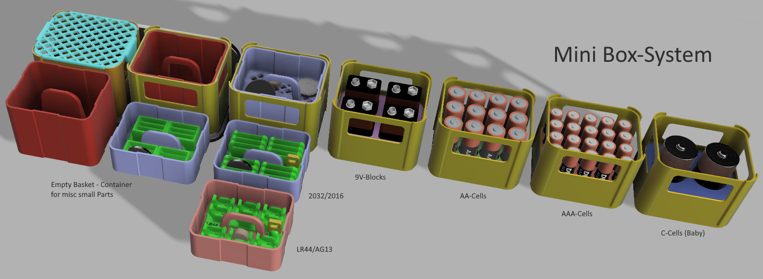Mini Box-System by Udo | Download free STL model | Printables.com