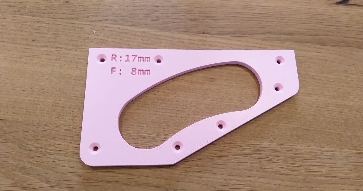 Parametric Push Handle Router Template by Zapster | Download free STL ...