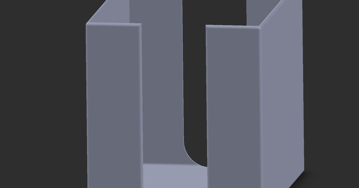 Simple Card Sorting Box by Fraughst | Download free STL model ...