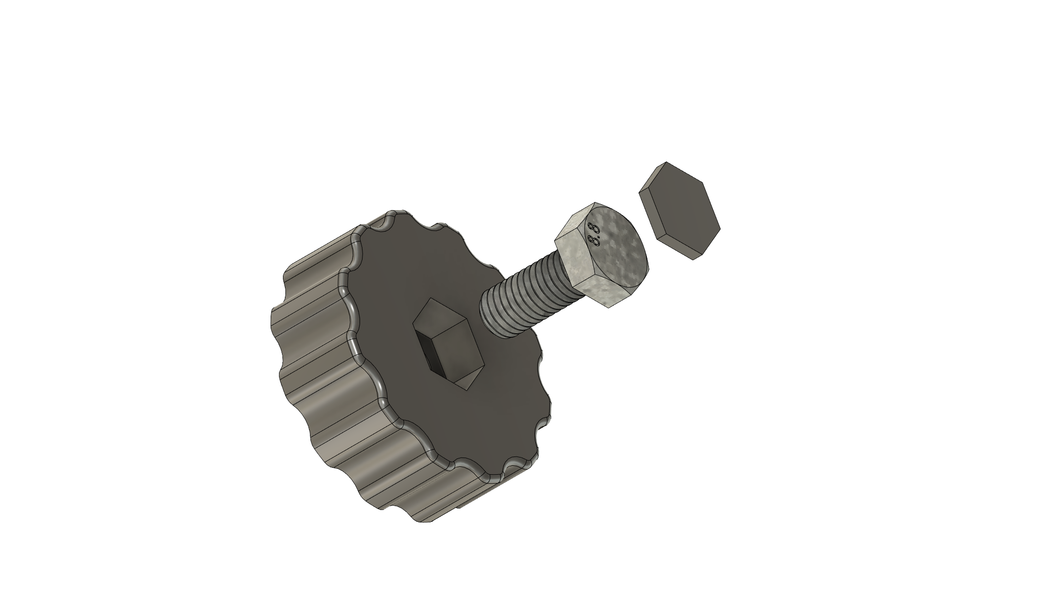 Meat grinder handle bolt (M8) by GedasL | Download free STL model ...