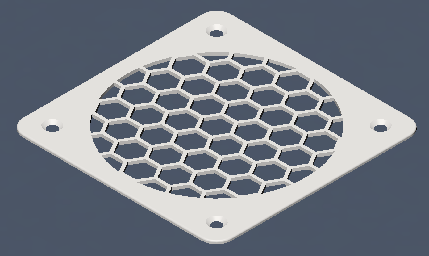 Fan Grid - 120mm by jattie | Download free STL model | Printables.com