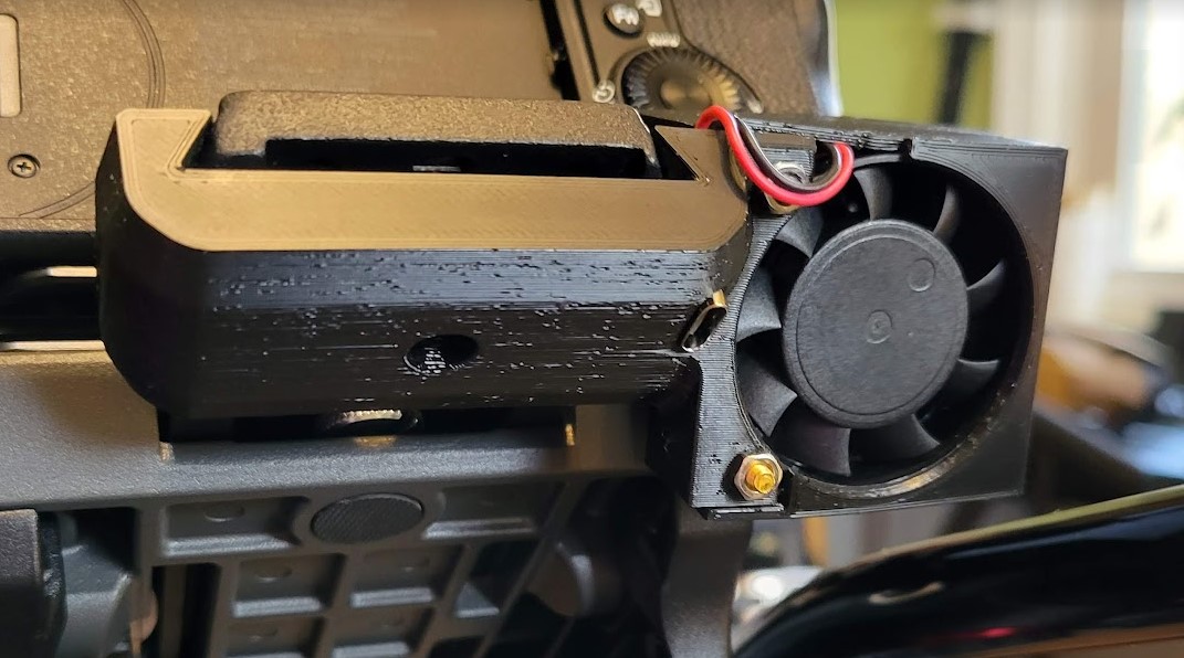 Sony A7IV USB powered cooling fan by Todd Ferrante | Download free STL ...
