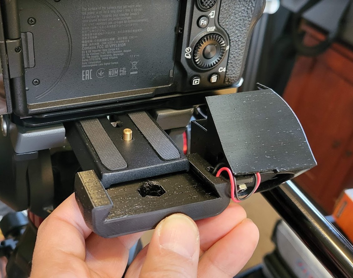 Sony A7IV USB powered cooling fan by Todd Ferrante | Download free STL ...