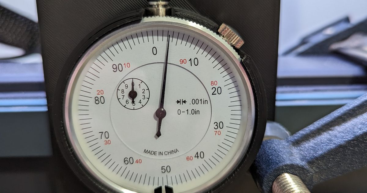 Clampable Dial Indicator Holder by Kalooth | Download free STL model ...