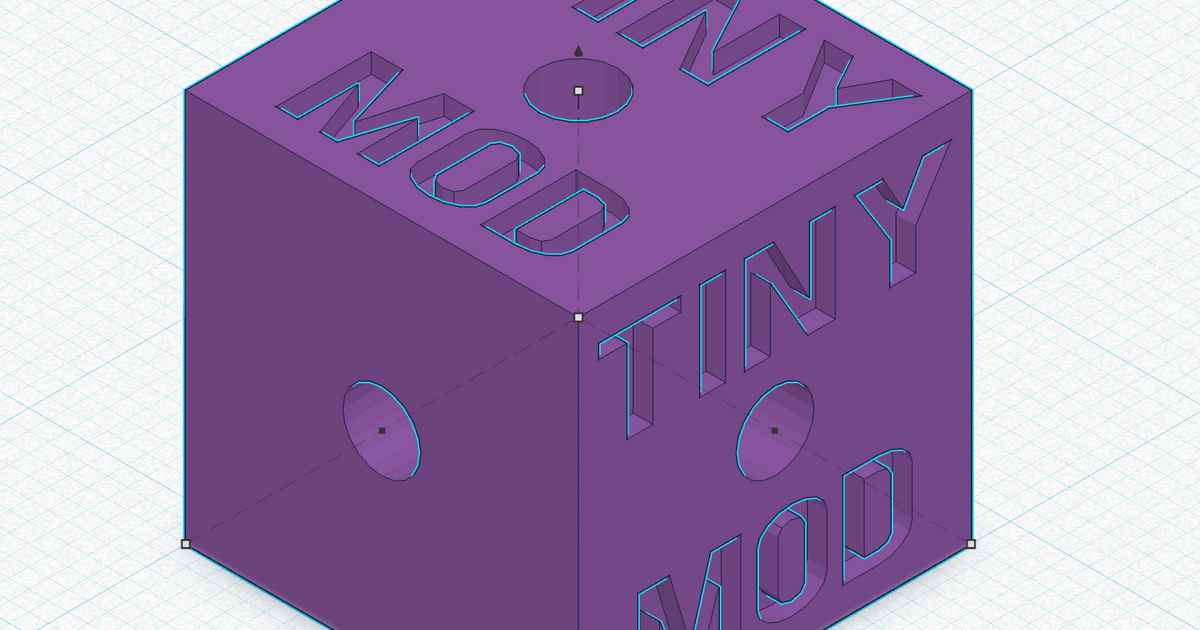 TinyMod Cube by TinyTwinsies | Download free STL model | Printables.com