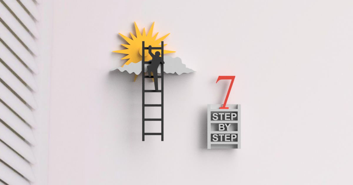 "STEP BY STEP" time keeper von Onikam | Kostenloses STL-Modell ...