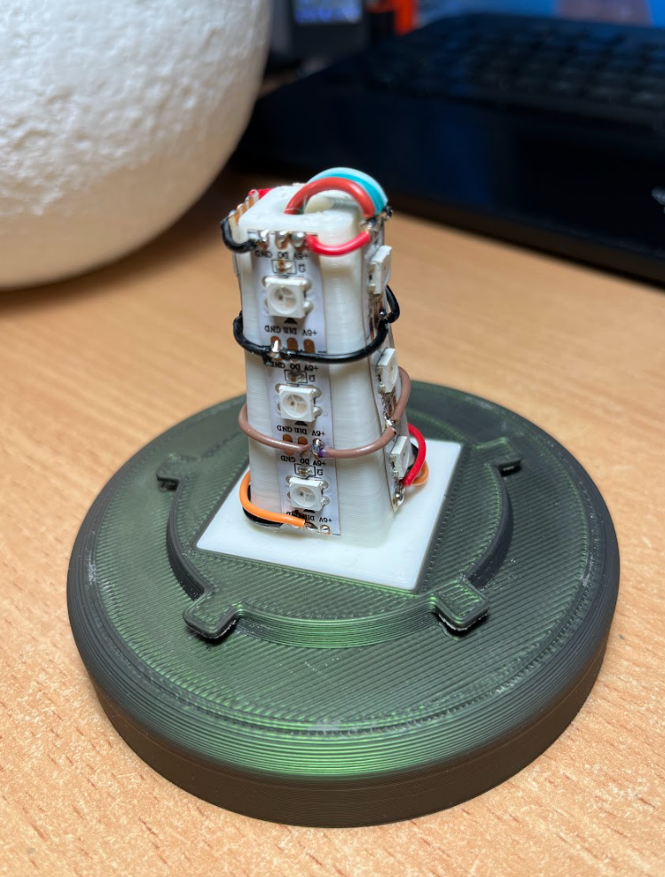 Moon Stand for WLED in 8266 by Alexeyvik | Download free STL model ...