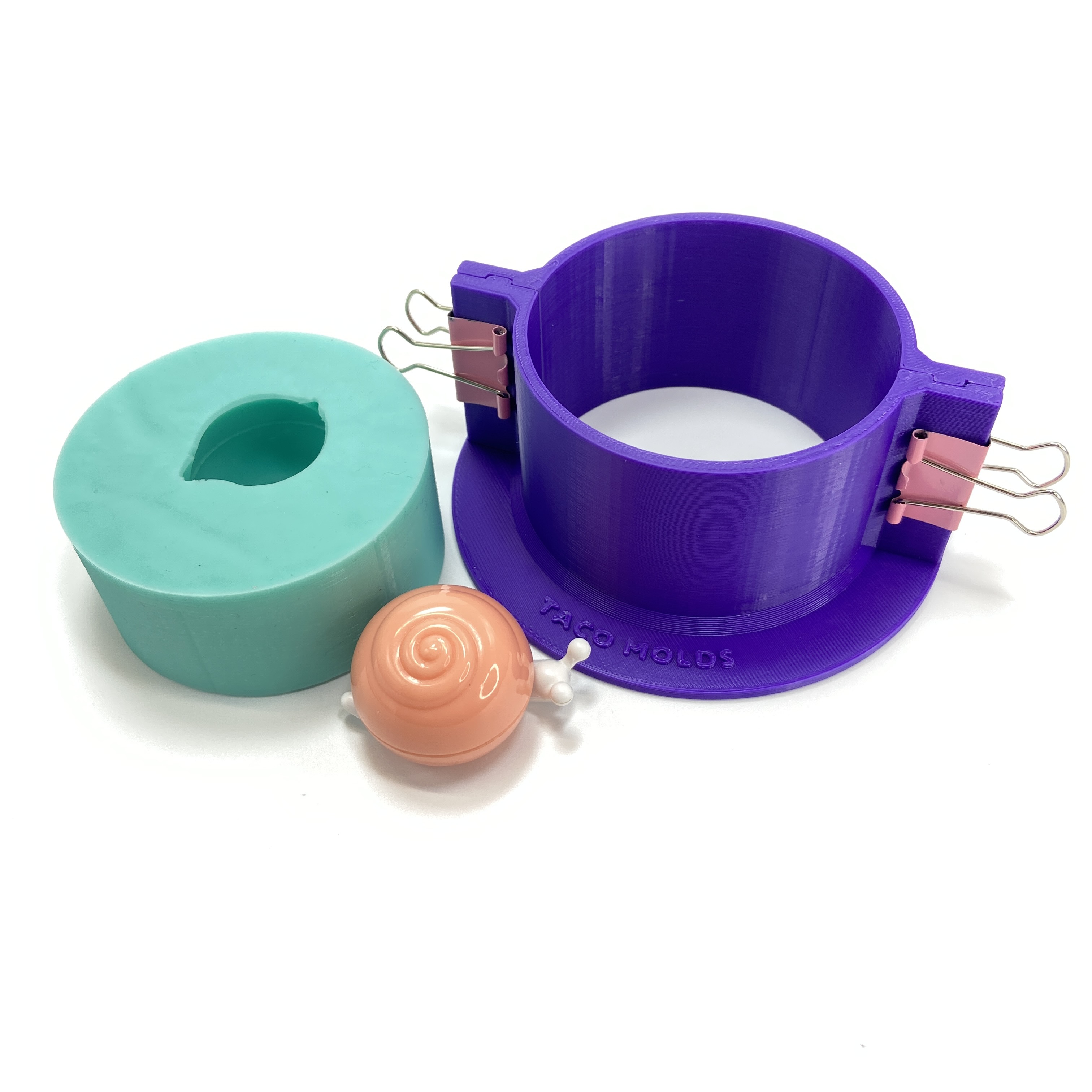 Cylinder Mold Housing Set, 2 Part Master, Silicone Mold Making Tools by ...