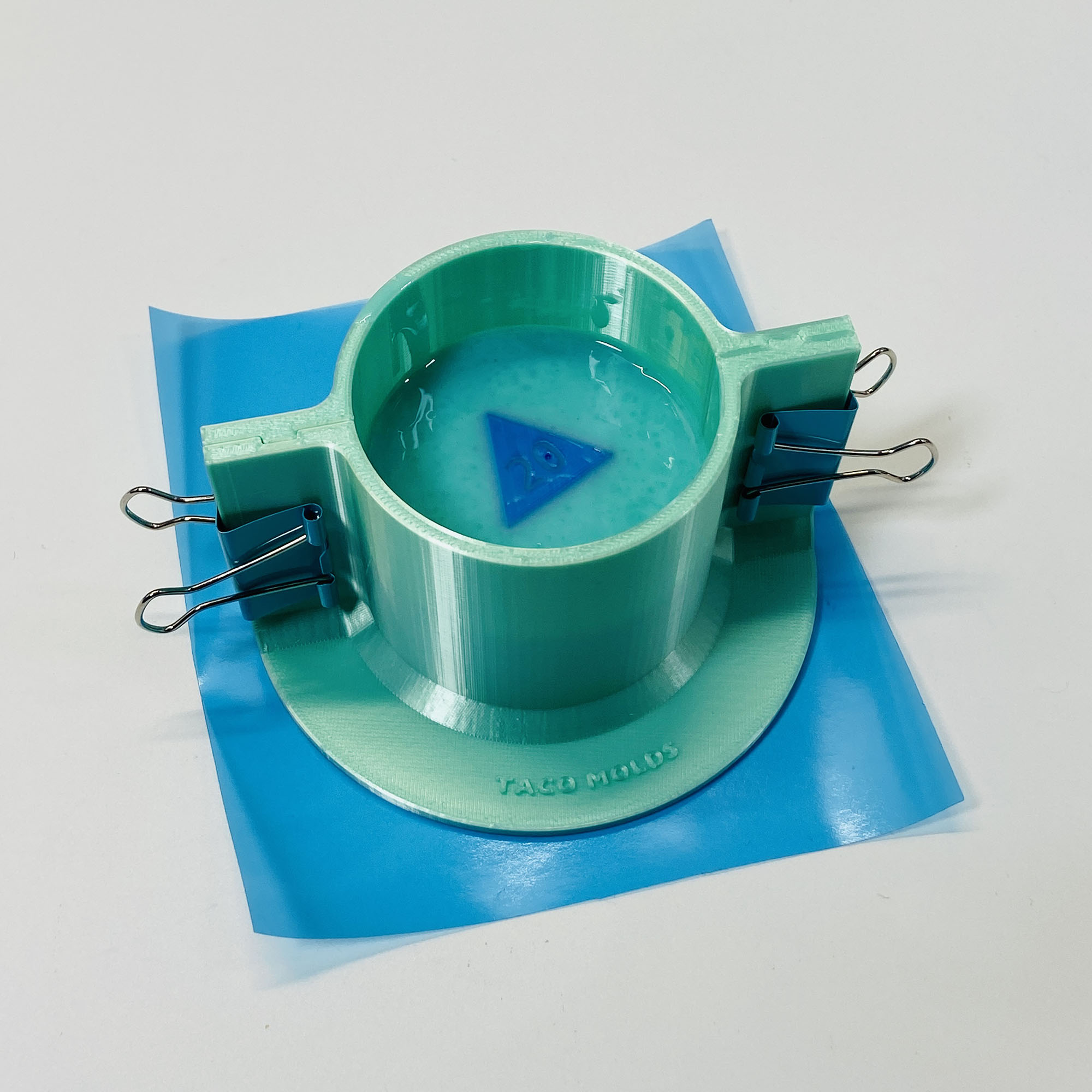 Cylinder Mold Housing Set, 2 Part Master, Silicone Mold Making Tools by ...