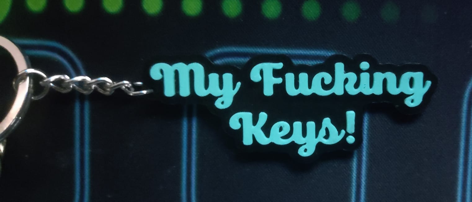 Keychain F*** keys by migui.pug | Download free STL model | Printables.com