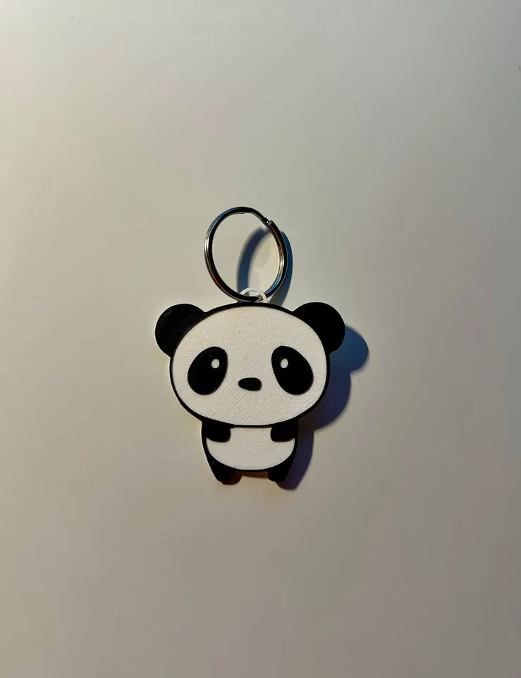 Panda keychain by Otasek3D | Download free STL model | Printables.com