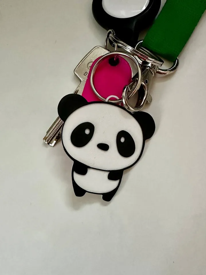 Panda keychain by Otasek3D | Download free STL model | Printables.com