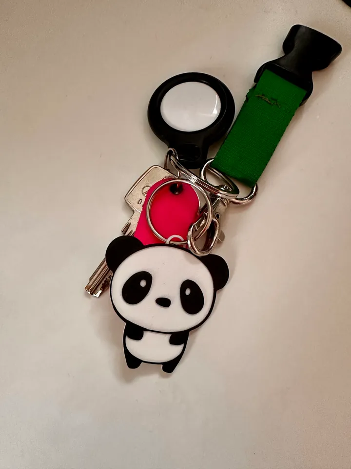 Panda keychain by Otasek3D | Download free STL model | Printables.com