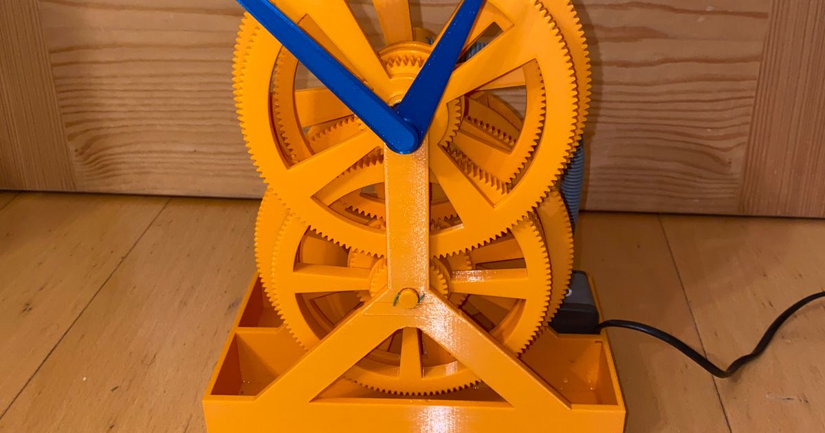Waterwheel Clock by Thomas | Download free STL model | Printables.com
