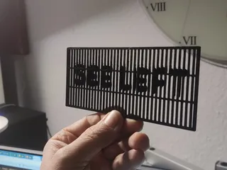 Lenticular Text by michele MM3D | Download free STL model | Printables.com
