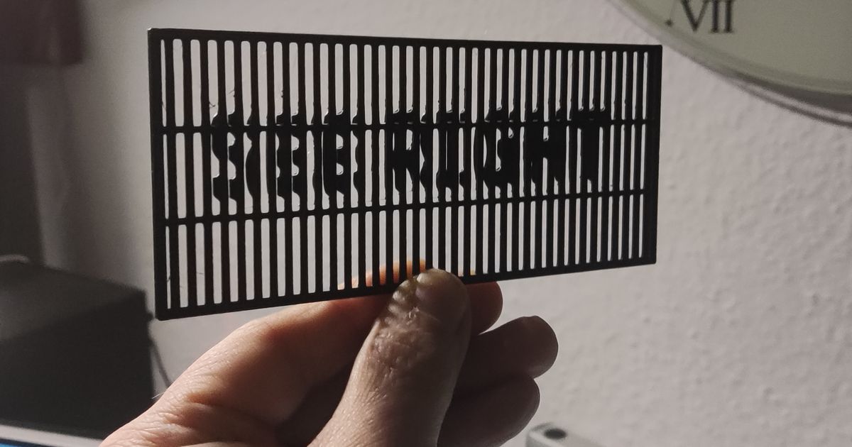 Lenticular Text by michele MM3D | Download free STL model | Printables.com