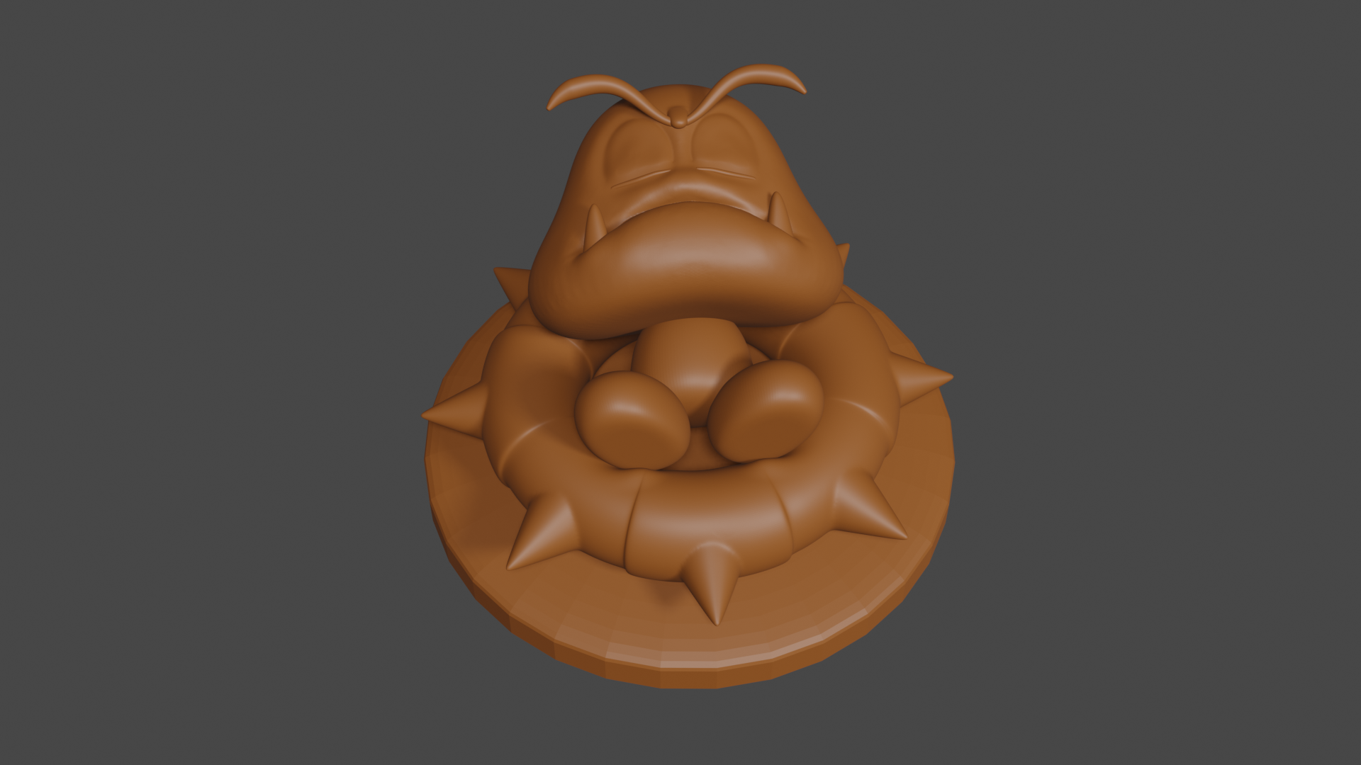Mario inspired, Inner Tube Goomba, Tabletop DnD miniature by ...