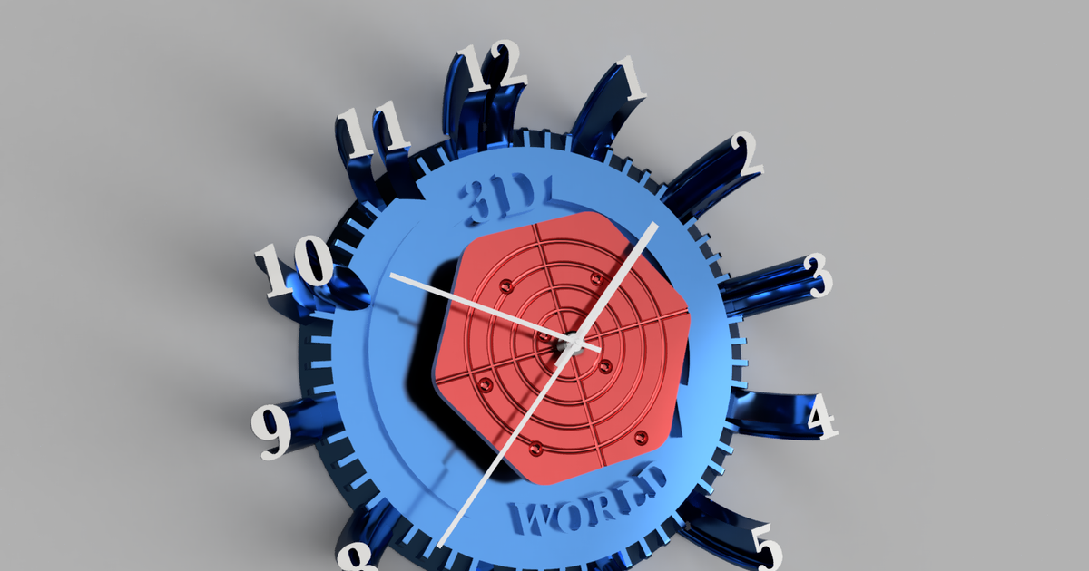 3d Clock by Dušan | Download free STL model | Printables.com