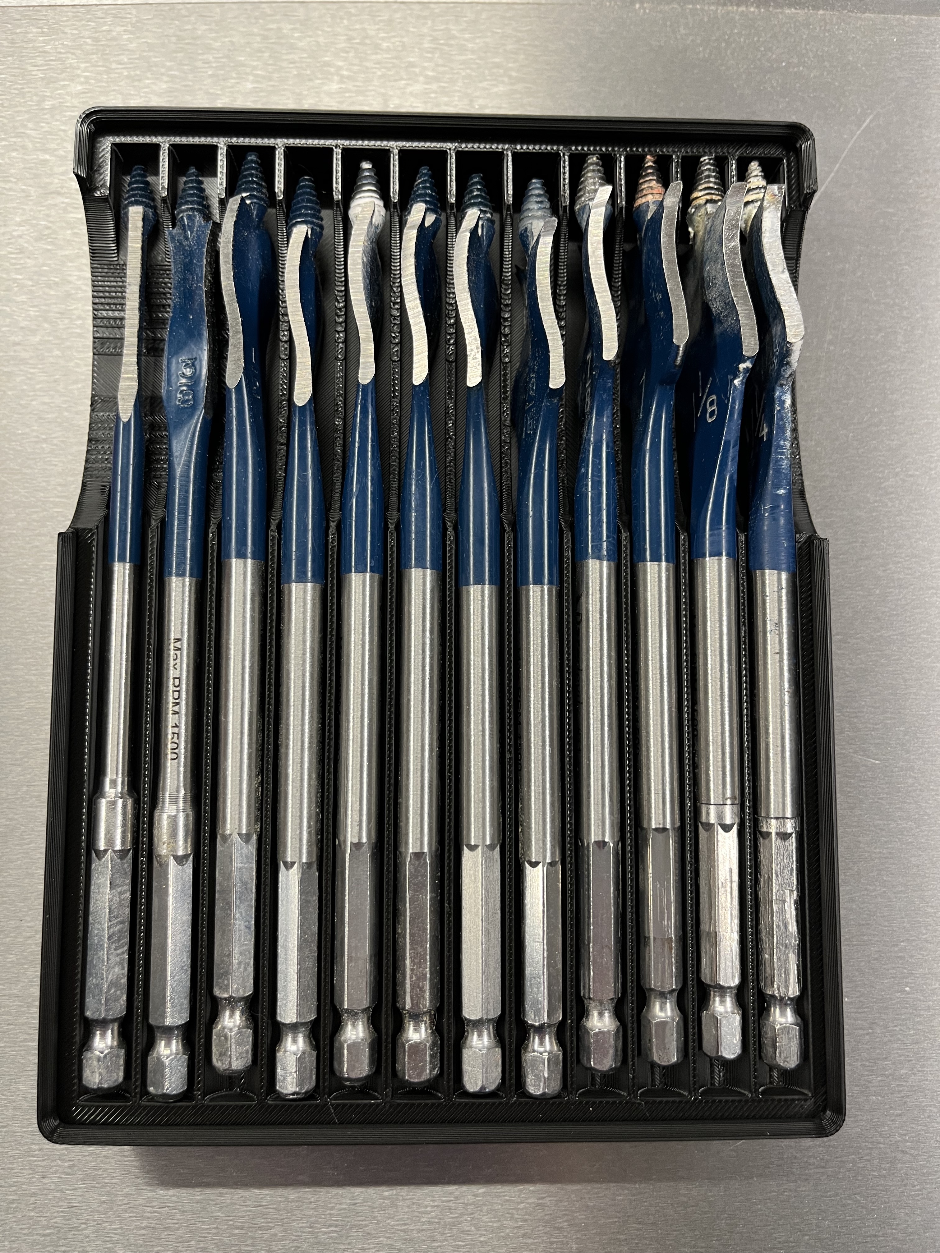Gridfinity 3x4x3 Spade Bit holder por Lianne Schroeder | Descargar ...