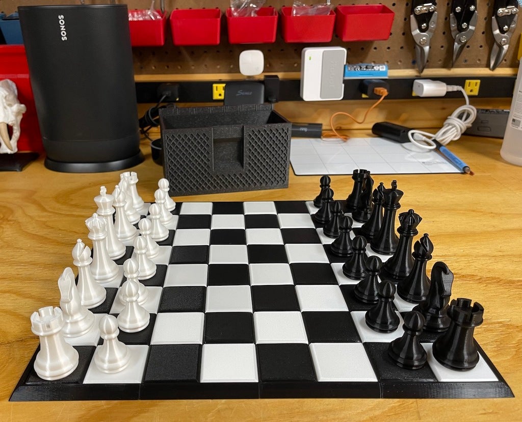Chess Board by darthGinger | Download free STL model | Printables.com