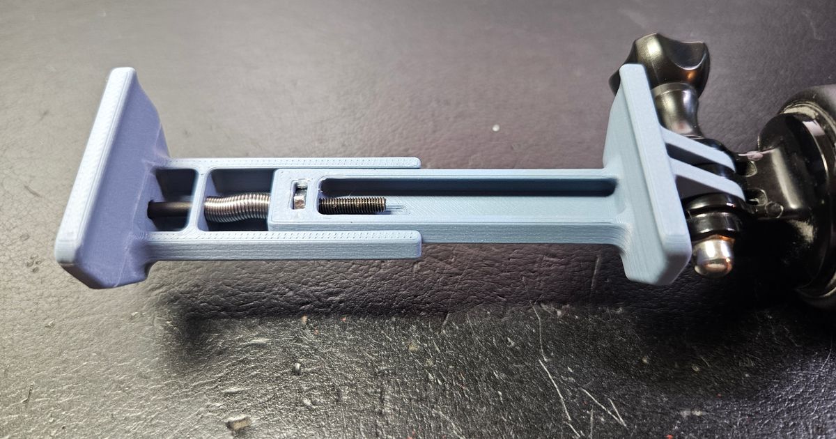 Phone Clamp / Tripod Mount - Larger by Yardboy | Download free STL ...