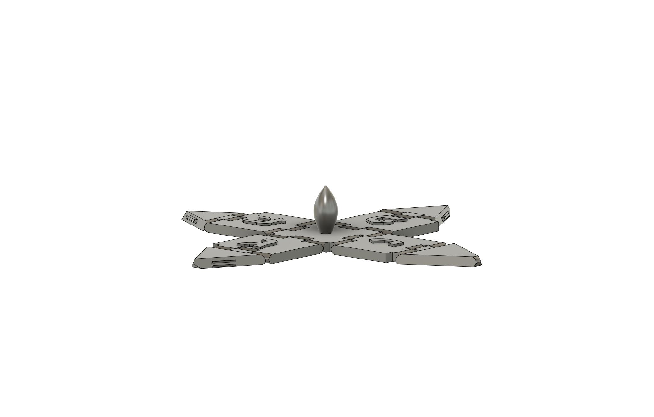 Foldable dreidel by Roy | Download free STL model | Printables.com