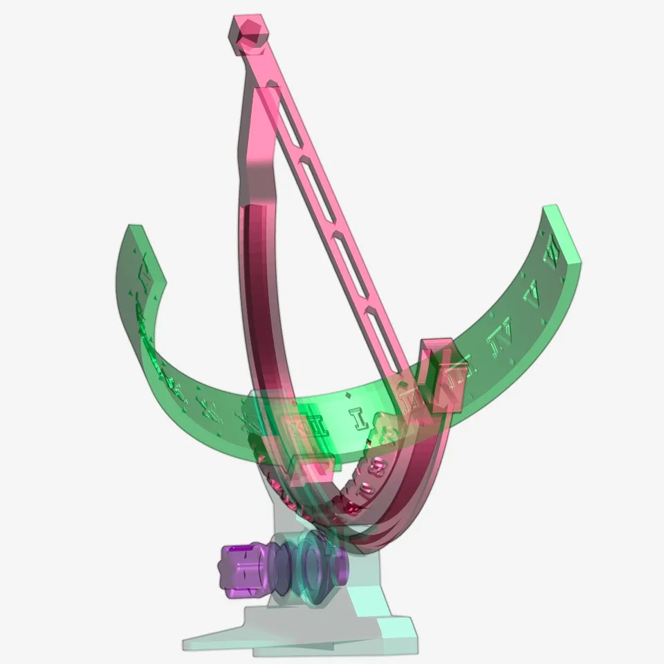 Desktop Equatorial Sundial by lytta | Download free STL model ...