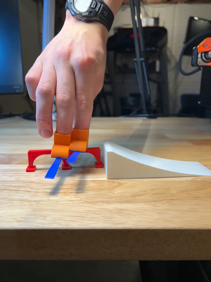 Finger Skis with features by duck.3dprint | Download free STL model ...