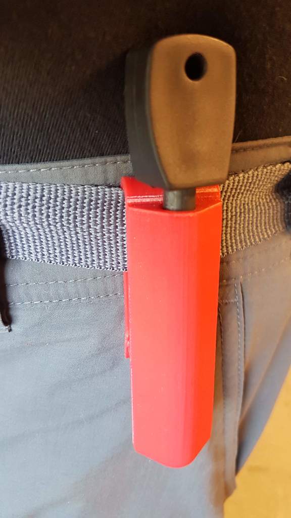 Ferrocerium ( Ferro ) rod belt sheath by agmcmll | Download free STL ...