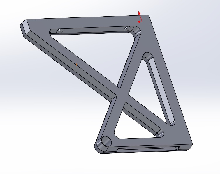 Printer shelf bracket with filament storage by Sebastia | Download free ...