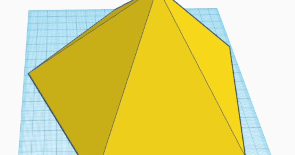 Pentagonal pyramid (5 Sided Pyramid) by MayoWolf | Download free STL ...