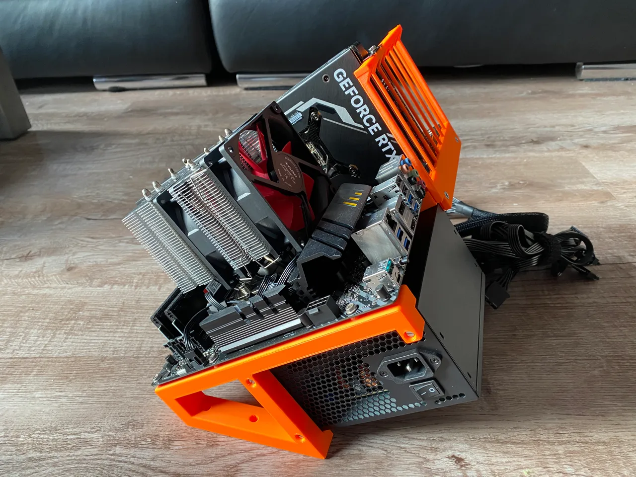 ATX Open Frame PC Case Tabletop by Alexa3D | Download free STL model ...