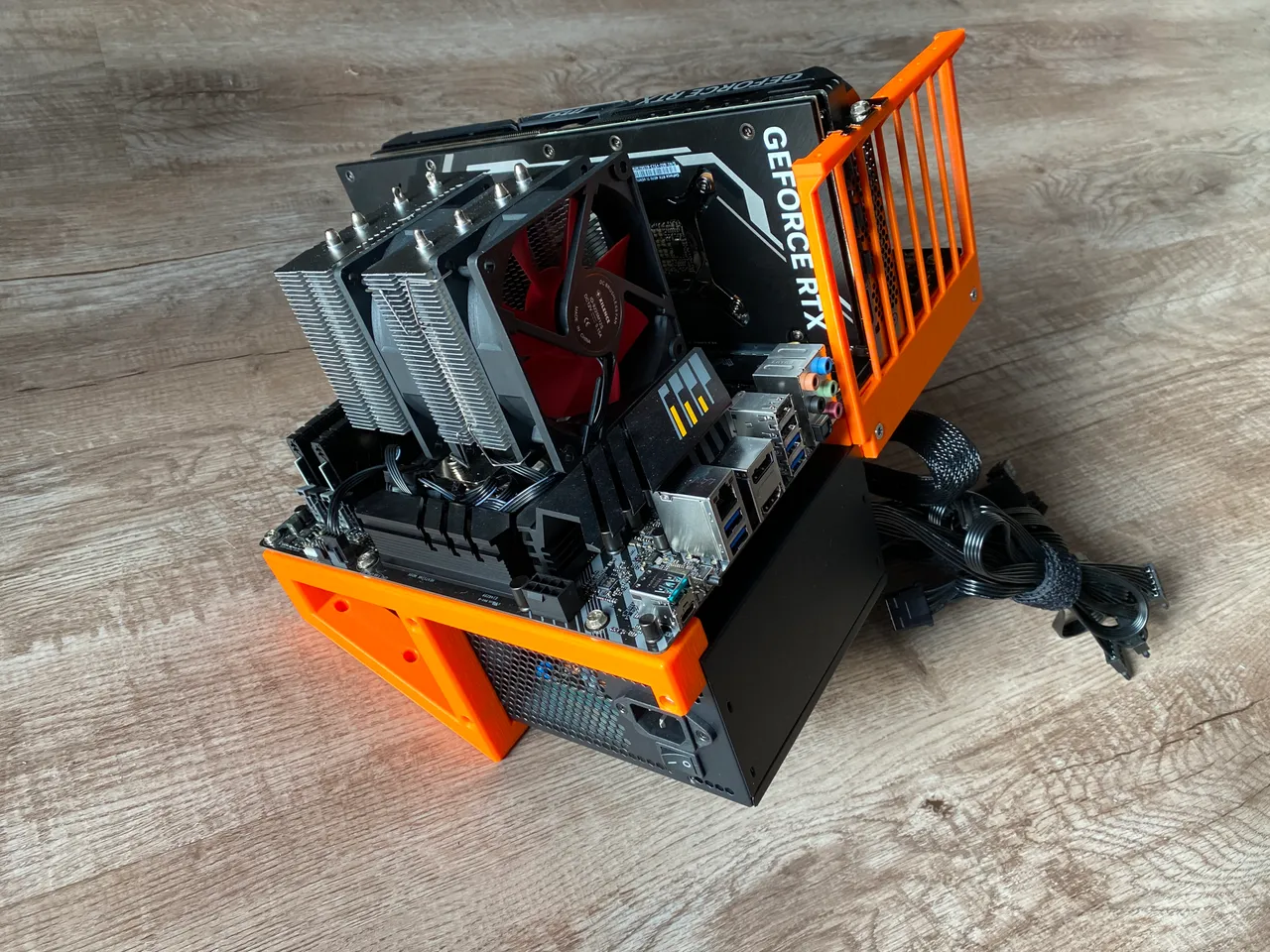 ATX Open Frame PC Case Tabletop by Alexa3D | Download free STL model ...