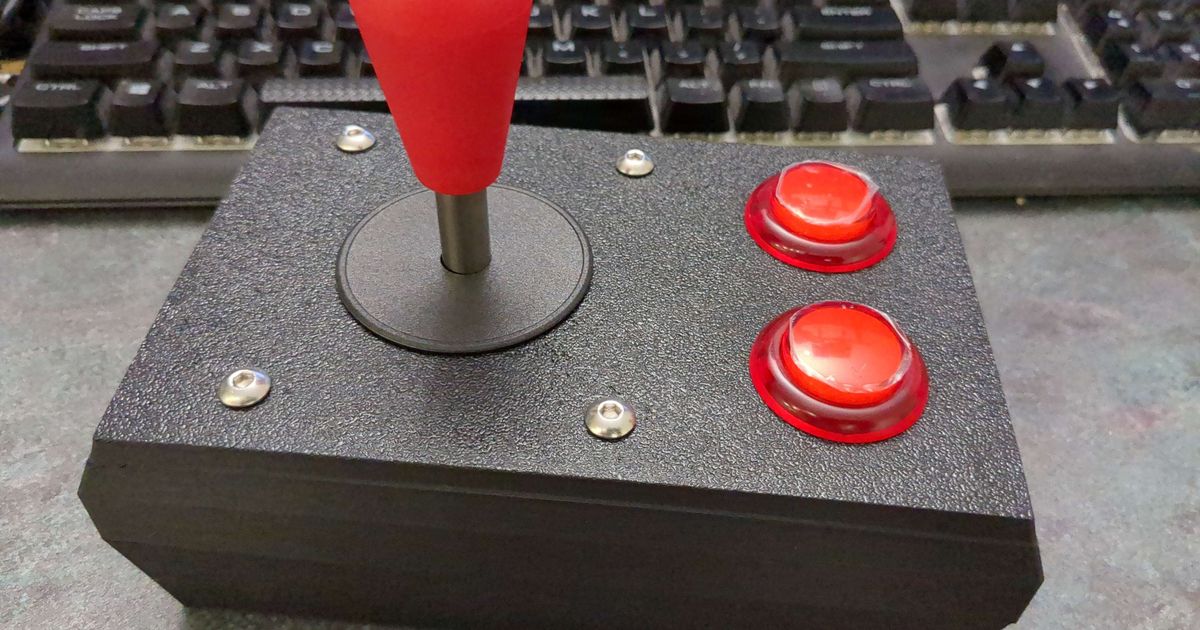 Arcade Joystick by David Kuder | Download free STL model | Printables.com