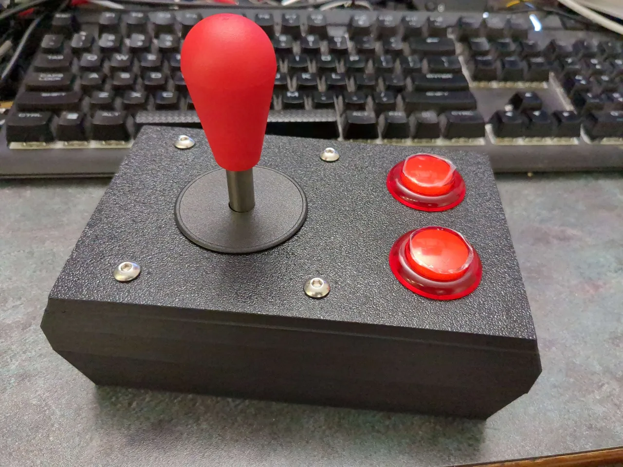 Arcade Joystick by David Kuder | Download free STL model | Printables.com
