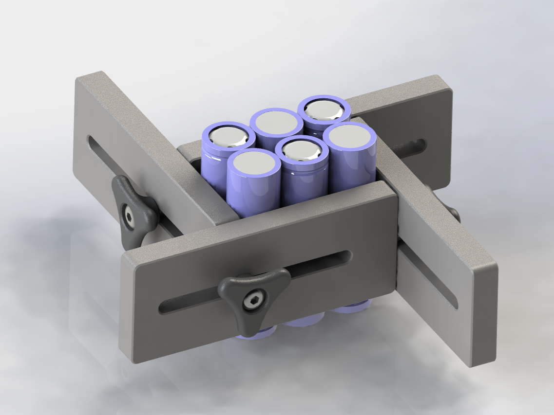 fixture for battery pack by donkey | Download free STL model ...
